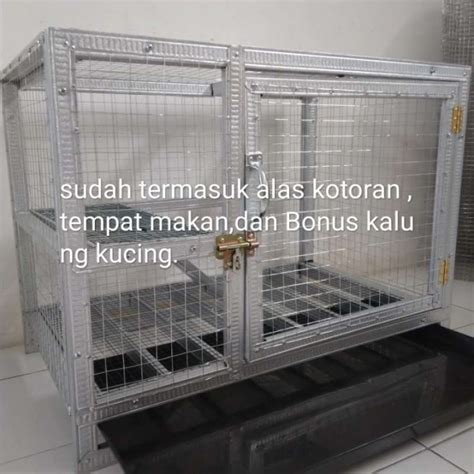 Jual Kandang Kucing Zola Kandang Ukuran Jumbo Tingkat Di Seller