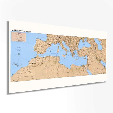 Buy Historix 1998 Mediterranean Basin 12x24 Inch Of The Mediterranean