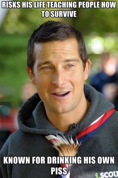 30 Bear Grylls Memes That Are Just So Hilarious SayingImages