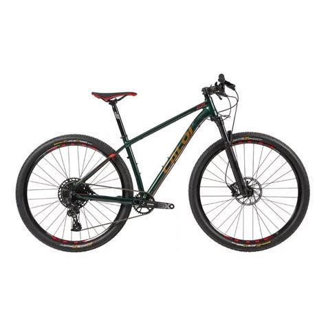 Bicicleta Caloi Elite Sram Sx V Verde Laranja Tam