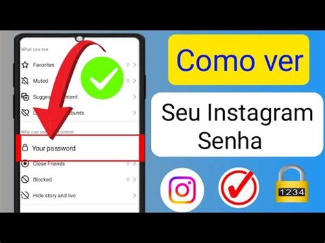 Como ver sua senha do Instagram caso você a tenha esquecido 2024