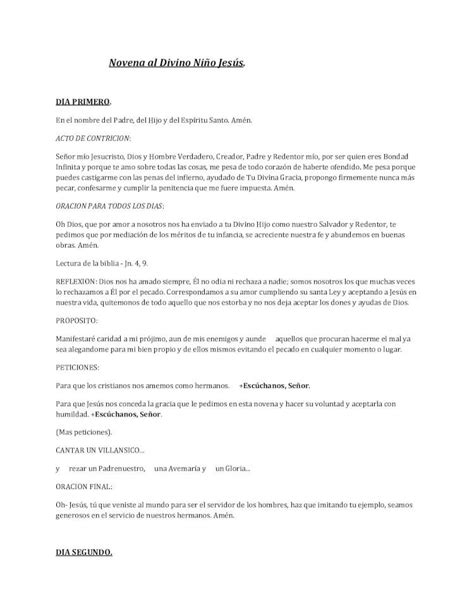 Pdf Novena Al Divino Ni O Jes S Dokumen Tips