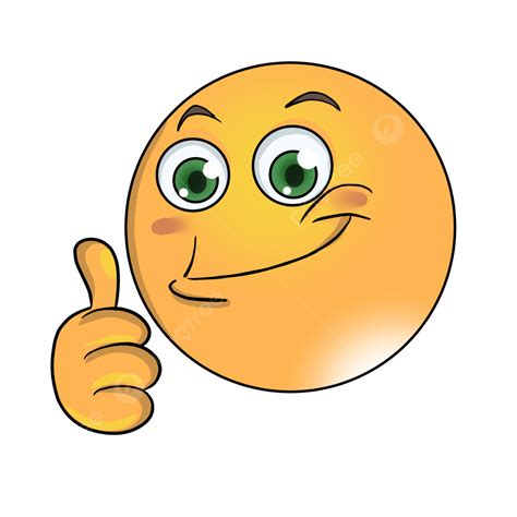 Smile Emoticon Thumbs Up Emoticons Smile Thumb Png Transparent The