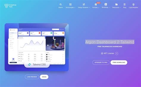Free Tailwind Css Admin Ui TailTemplate