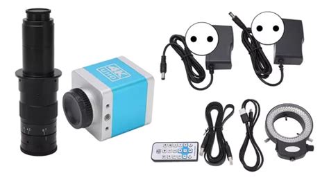 Cámara De Microscopio Usb Con Salida 4k Hd Lente Industrial Cuotas