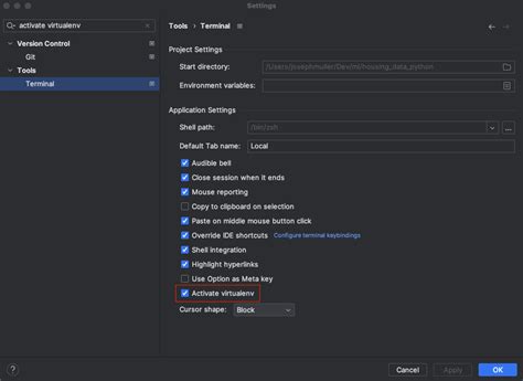 Python How Do I Activate My Virtual Environment Using PyCharm Can I