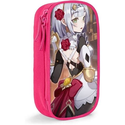 Genshin Impact Noelle Trousse à crayons Grande capacité Pochette pour