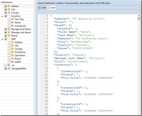 guy harrison yet another database blog sakila sample schema in mongodb