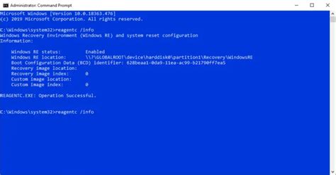 How To Enable Windows Recovery Environment In Windows
