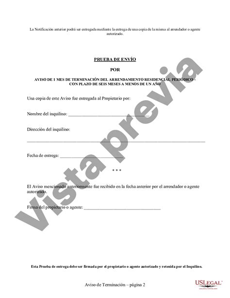 Aurora Colorado Aviso de 30 días para rescindir el contrato de