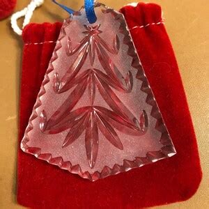 Vintage Waterford Crystal Christmas Ornament Waterford Tree Etsy