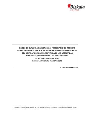 Completable En línea interbiak bizkaia pliego de condiciones