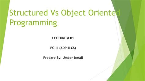 introduction to object oriented programming pptx