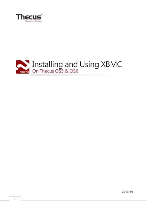 pdf installing and using xbmc thecus dokumen tips