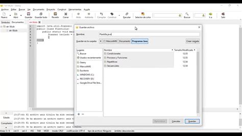 estructura general de un programa java youtube