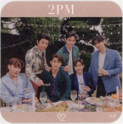 駿河屋 2PM コースター JYP JAPAN POPUP CAFE 2021 対象メニュー注文特典コースター