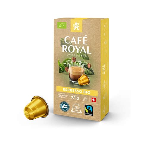 Caf Royal Espresso Bio Capsule Per Nespresso Per