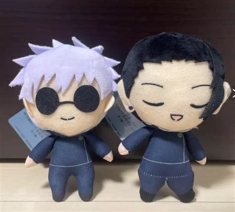 JUJUTSU KAISEN SATORU Gojo Suguru Geto Yuru Face Plush Doll Set H15cm