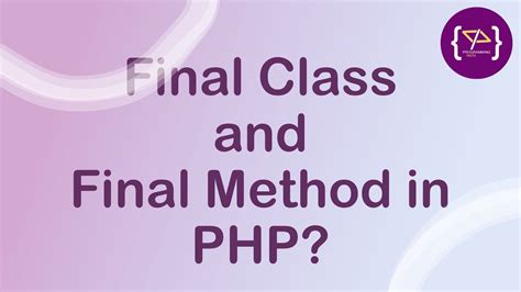 final class and final method in php final class final method oop php final keyword क्या