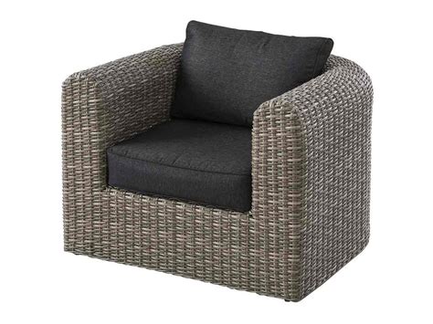 Fauteuil de jardin en résine tressée maison parallele
