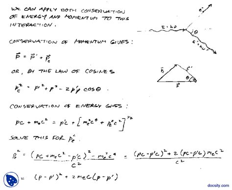 energy and momentum part 2 advanced quantum physics sloved assignment problems docsity