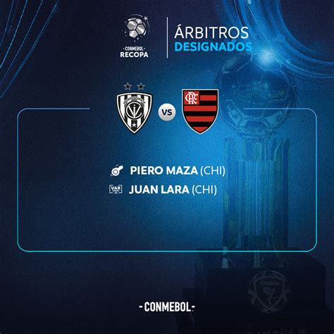 Árbitros para la ida de la CONMEBOL Recopa 2023 CONMEBOL