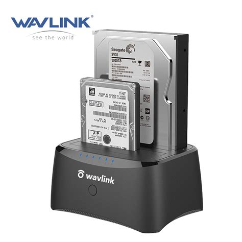 Wavlink USB 3 0 To SATA Dual Bay External Hard Drive Docking Station
