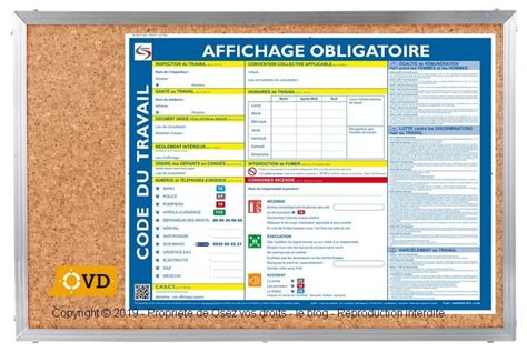 Affichage Obligatoire En Entreprise Les Obligations De L Employeur