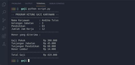 Github Andikatuluspangestu Python Salary Bsi Program Hitung Gaji