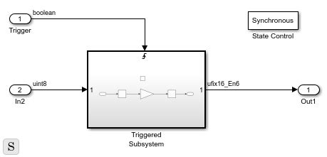 Using Triggered Subsystems For HDL Code Generation
