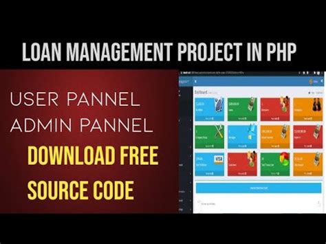 Loan Management System In Php Mysql With Source Code Youtube