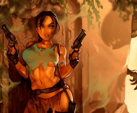 Lara Croft Tomb Raider Drawn By Optionaltypo Danbooru