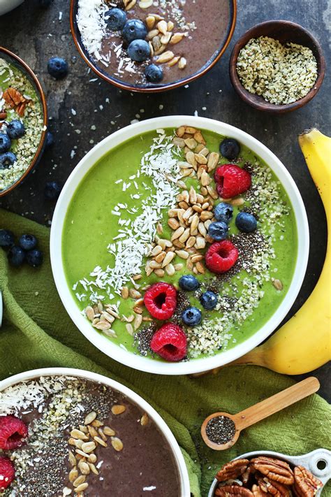 Super Green Smoothie Bowl Minimalist Baker Recipes