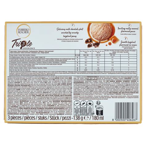 Gelato Ferrero Rocher Triple Experience Caramello Carrefour