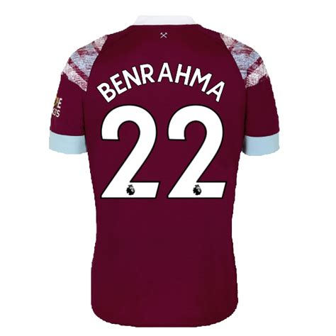 Umbro West Ham United Home Shirt 2022 2023 Mens Re Umbro West Ham