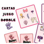 Profes Papel Tijera CARTAS DOBBLE CUERPO HUMANO