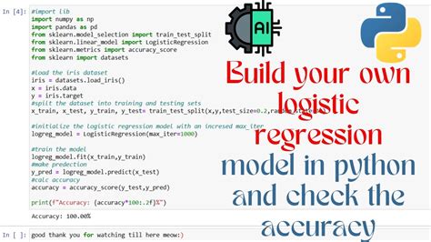 Build Your Own Logistic Regression Model In Python And Check The