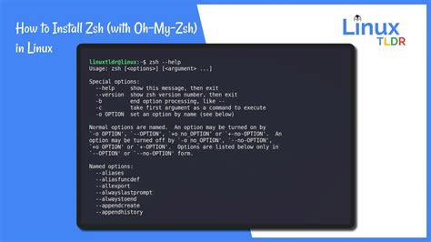 how to install zsh with oh my zsh in linux ultimate guide