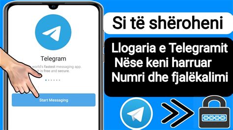 Si të rikuperoni llogarinë e Telegramit nëse keni fjalëkalimin