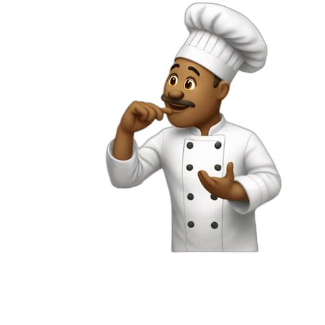 Chef Kissing Fingers Ai Emoji Generator