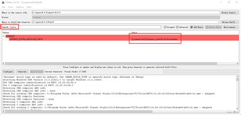windows系统cmake编译opencv4 6 0源码，支持contrib库 opencv4 6对应的cmake版本 csdn博客
