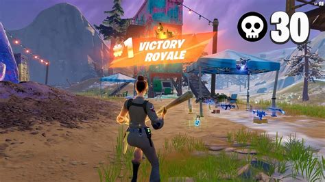 30 Elimination Solo Vs Squad Win Full Gameplay Fortnite Chapter 3