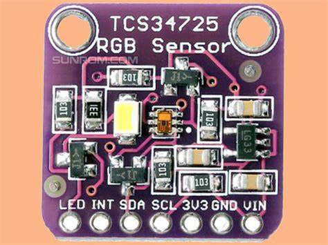 Interfacing A TCS34725 RGB Color Sensor With Arduino