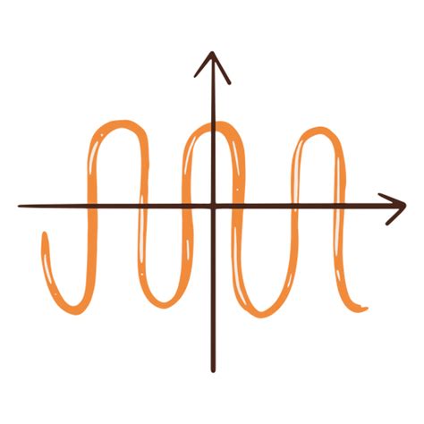 cosine math function hand drawn element png and svg design for t shirts