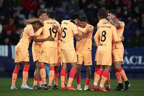Things Atl Tico Withstand Pressure Beat Levante In Copa Del Rey