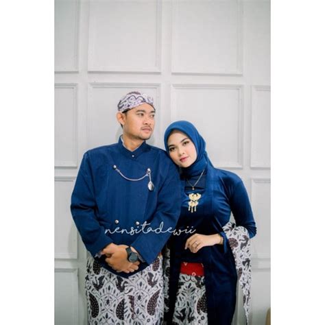 Jual Set Pns B Baju Prewed Instan Baju Couple Adat Jawa Solo