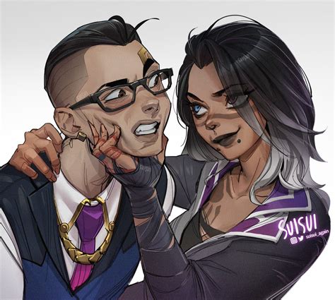 Valorant Chamber And Fade Fanart Suisui In Fan Art Character