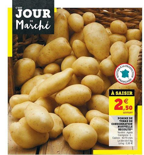 Promo Pomme De Terre De Consommation Nouvelle Recolte Chez Super U