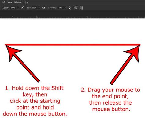 How To Draw A Straight Line In Adobe Photoshop Solveyourtech