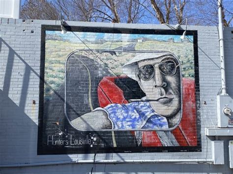 HUNTER S THOMPSON MURAL AT VGRITS 1025 Barret Ave Louisville